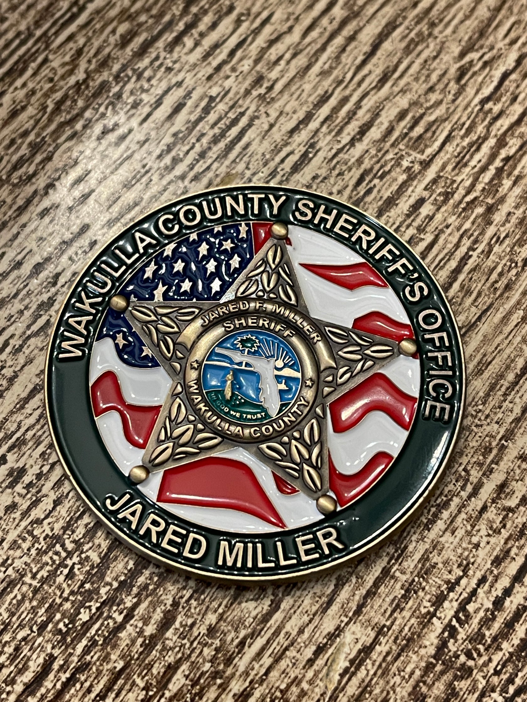 Wakulla County (Florida) Sheriff's Office Challenge Coin – Naps and Donuts