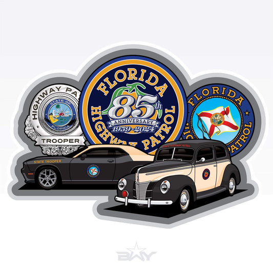 Florida Highway Patrol Anniversary Items – Naps and Donuts